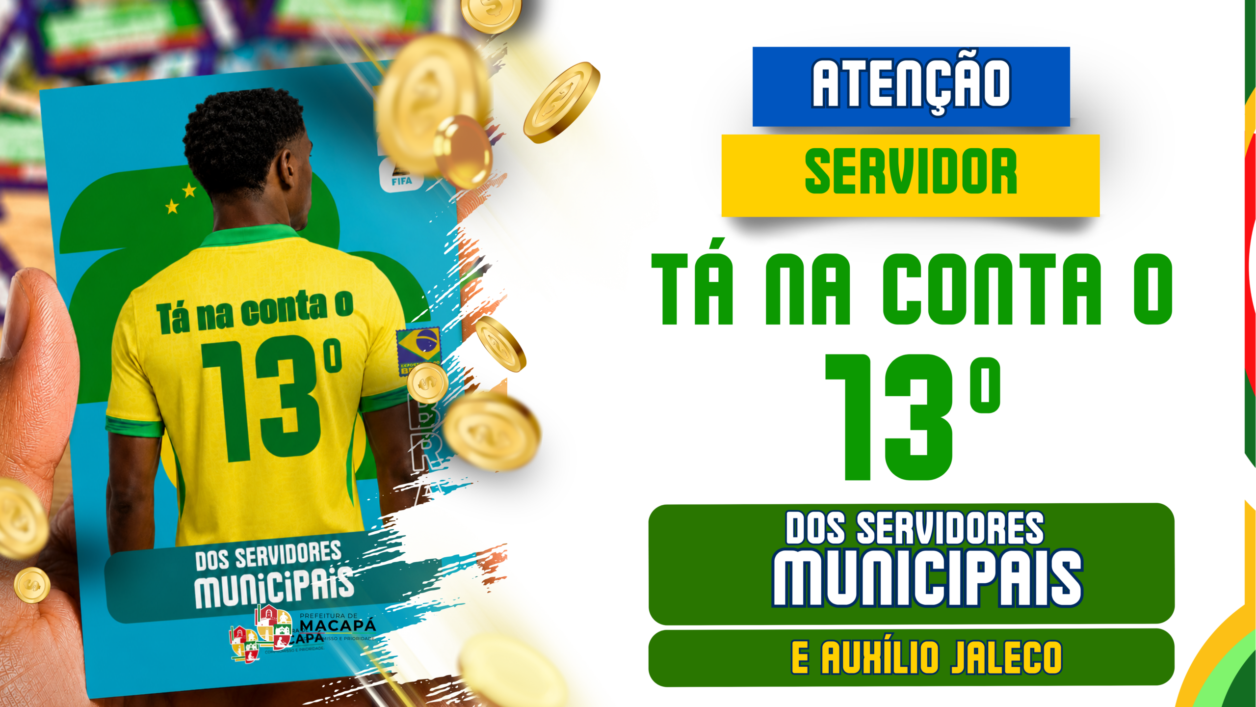 Prefeitura de Macapá antecipa primeira parcela do décimo terceiro dos ...